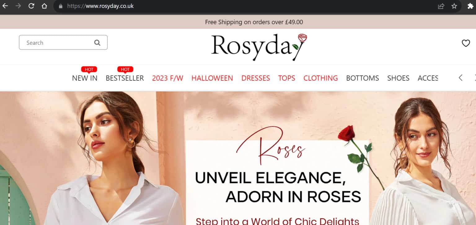 Is rosyday.co.uk A Scam? (Ladies, Beware Of This Fashion Trap!)