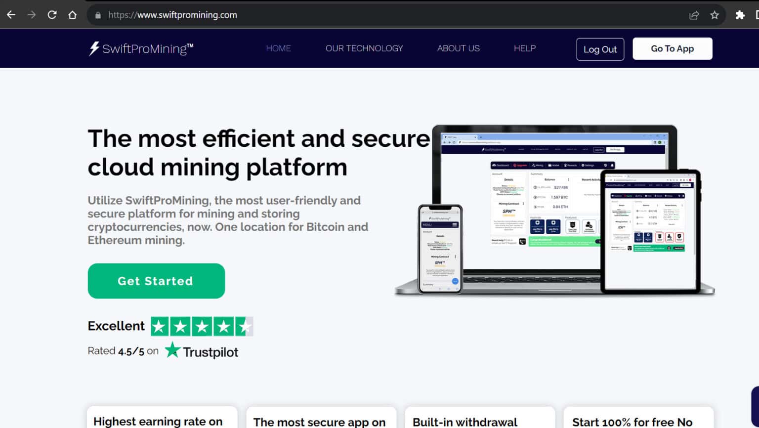 Is swiftpromining.com A Scam? (Crypto Miners, Dig Deeper!)