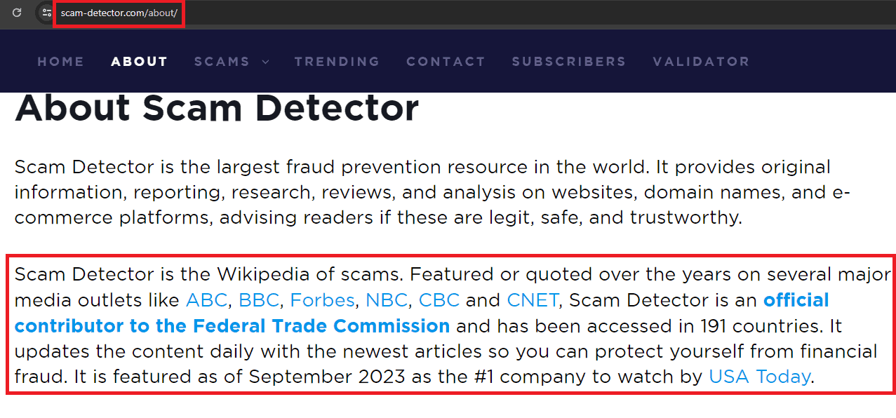 Is Scam-Detector A Scam? Online Safety Seekers, Be Informed! | We Get ...