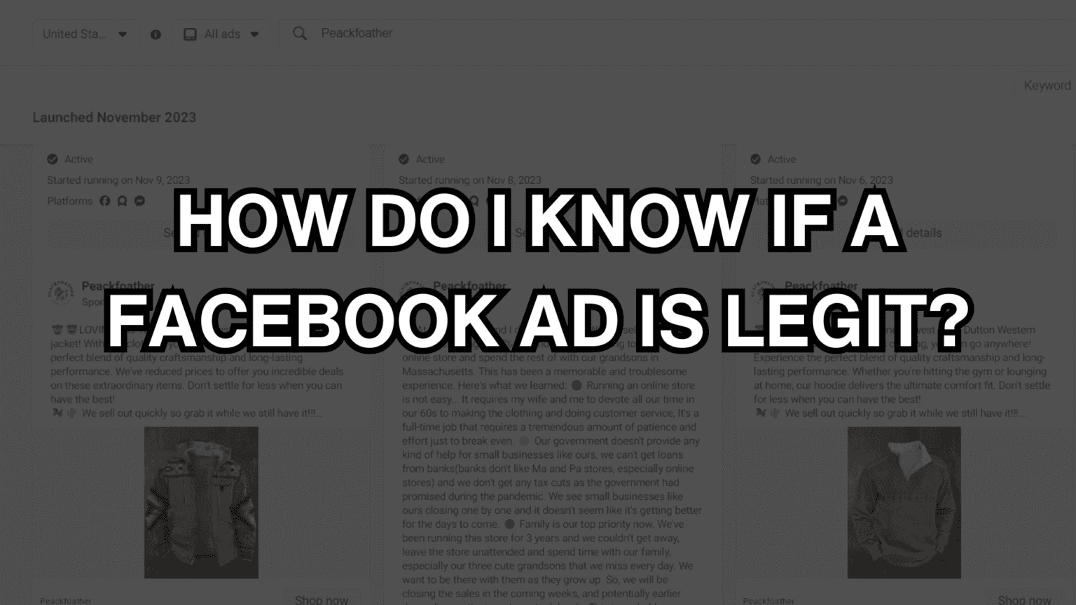 How Do I Know If A Facebook Ad Is Legit? (Things That You Can Do)